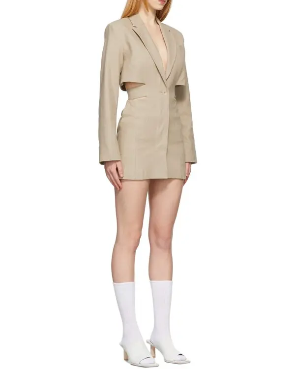 Jacquemus Cut-out Blazer Mini Dress - No
