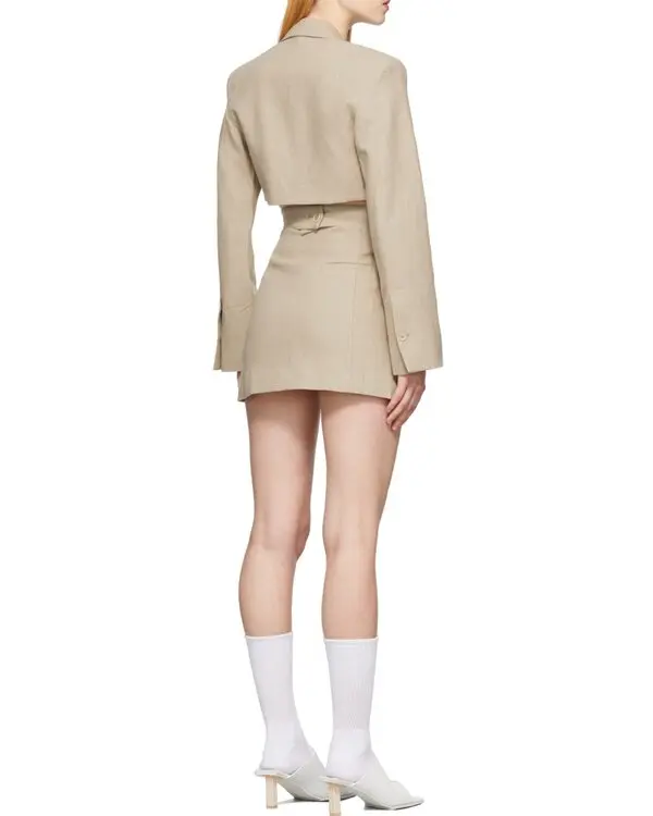 Jacquemus Cut-out Blazer Mini Dress - No