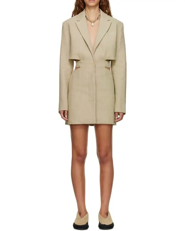 Jacquemus Cut-out Blazer Mini Dress