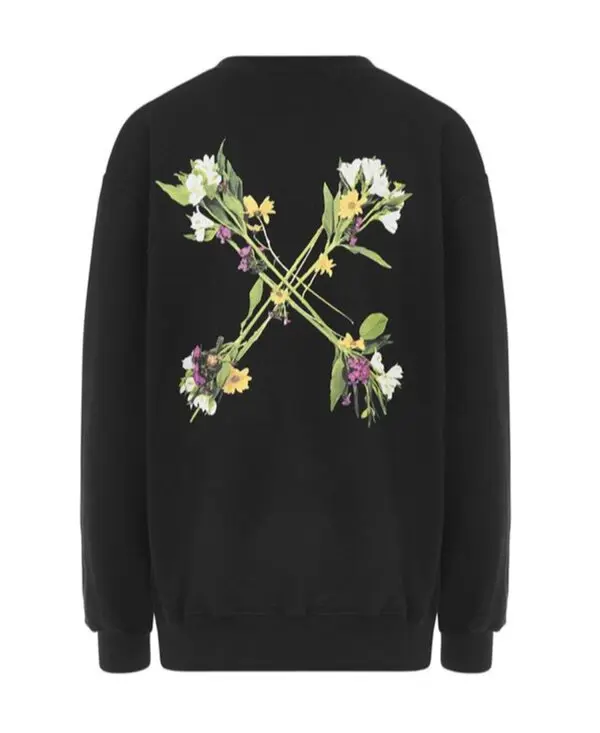 Off-White Flock Arrows Logo Sweatshirt