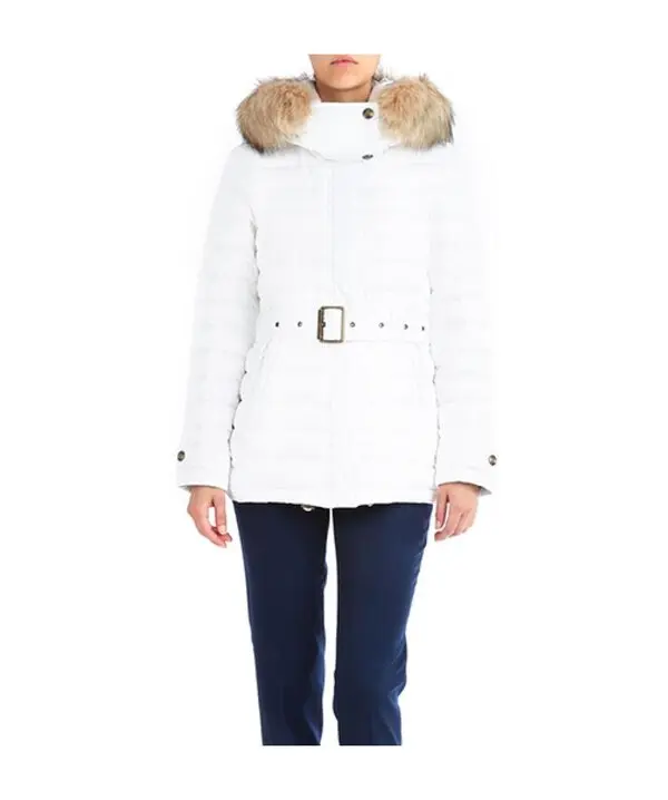 Burberry Hooded Cotton-padded Suit - White