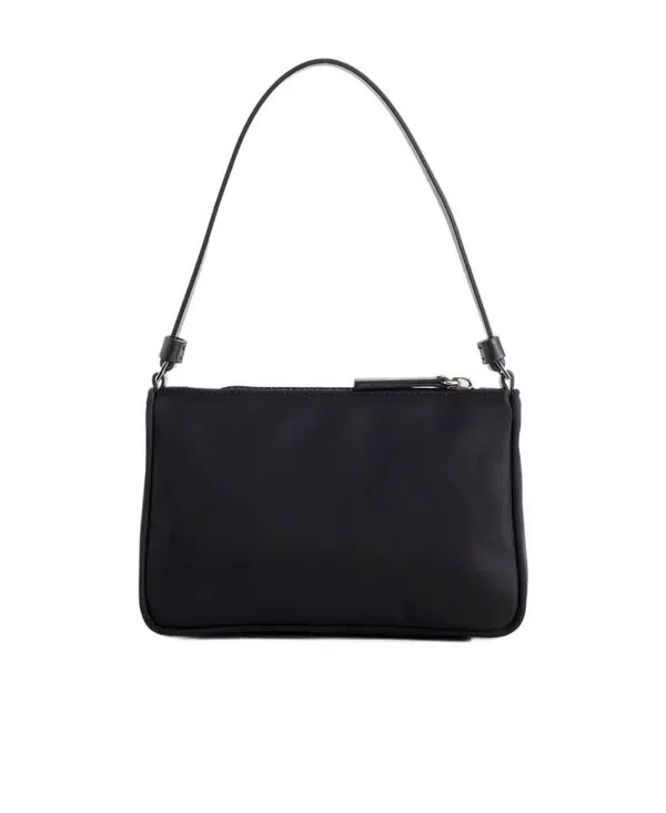 Palm Angels Logo Embossed Zipped Pouch - Black