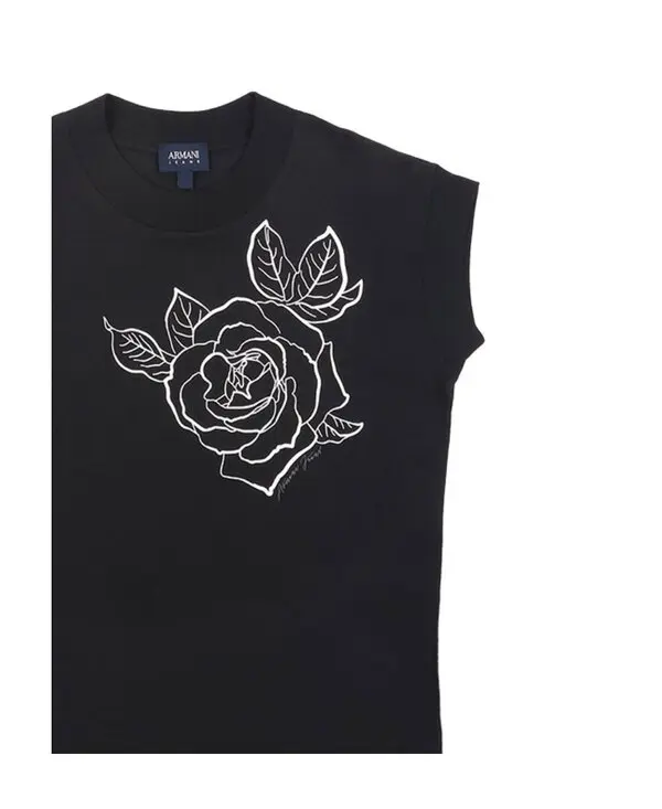 Emporio Armani Graphic Rose T-shirt