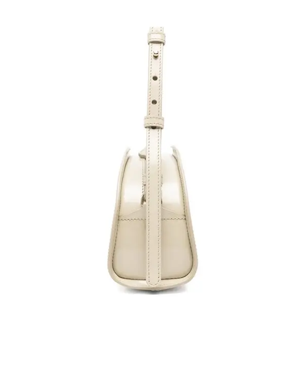 A.p.c. Demi-lune Shoulder Bag - Nude
