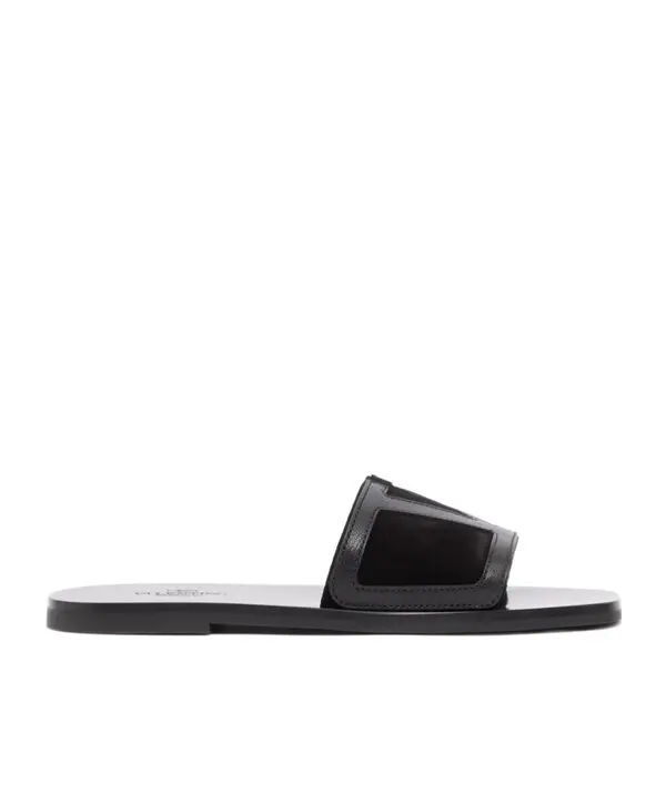 Valentino Garavani Viva Superstar Slip-on Sandals - Black