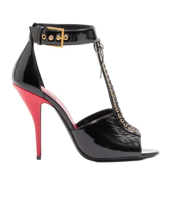 Valentino Garavani Patent Leather Bustier Sandals