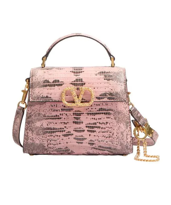 Valentino Garavani Vlogo Shoulder Bag - Nude