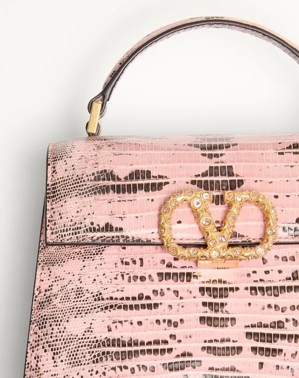 Valentino Garavani Vlogo Shoulder Bag - Nude
