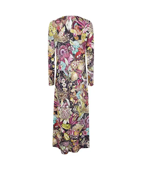 La DoubleJ Graphic Print Long Sleeve Dress