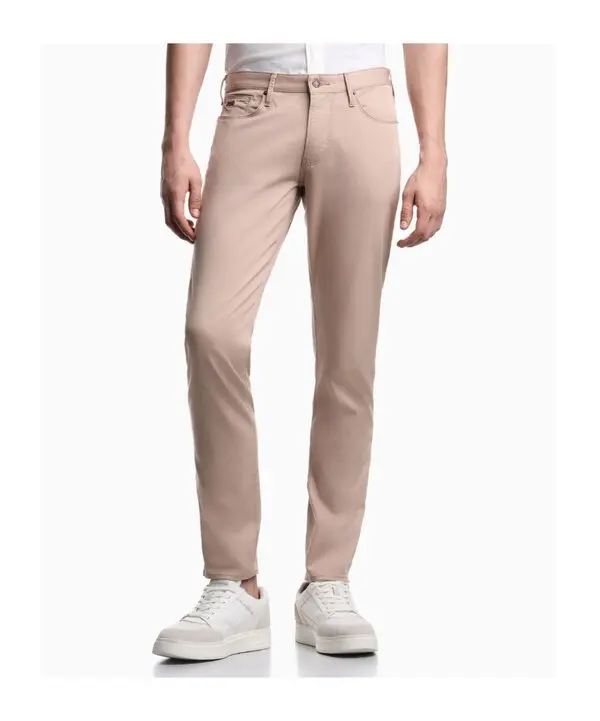 Emporio Armani Slim Fit Stretch Cotton Five-pocket Trousers
