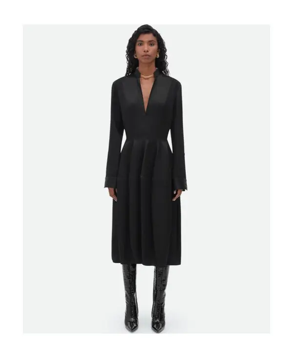 Bottega Veneta Silk Twill Dress