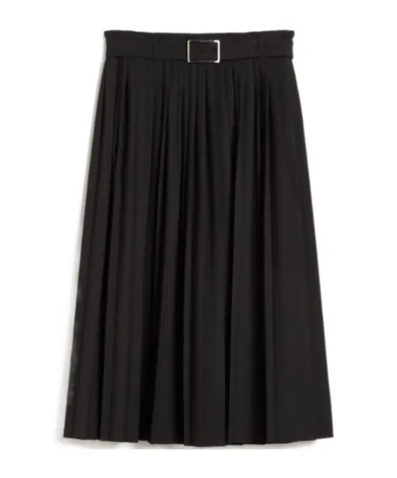 Sportmax Belted Pleated Skirt