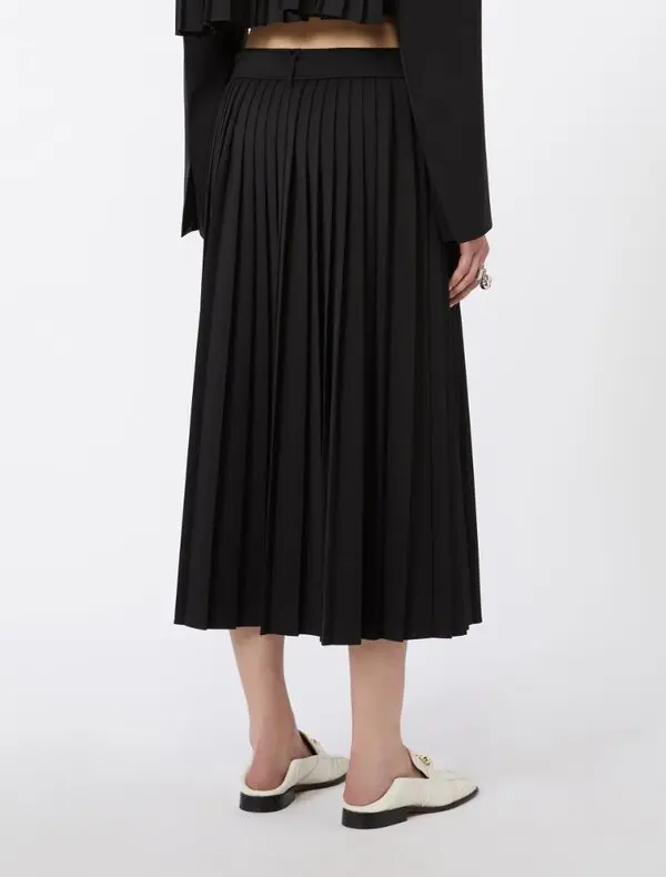 Sportmax Belted Pleated Skirt