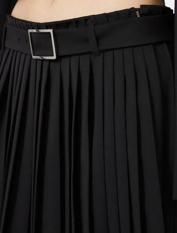 Sportmax Belted Pleated Skirt