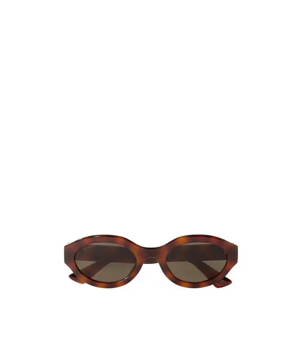 Gucci Oval-frame Sunglasses - Multicolor