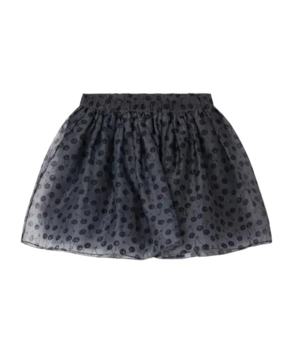 Bonpoint Flared Skirt With Cherry Print
