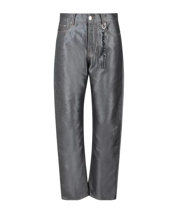DARKPARK Shiny Straight Leg Jeans