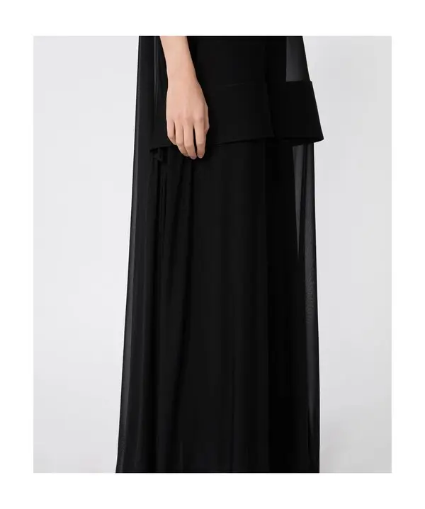 Sportmax Sleeveless Sheer Midi Dress