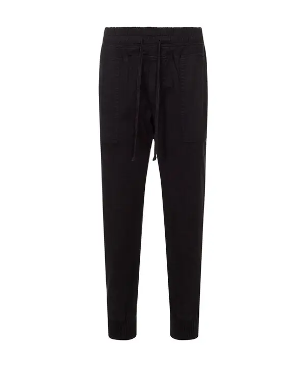 JAMES PERSE Plain Jersey Sweatpants - Black