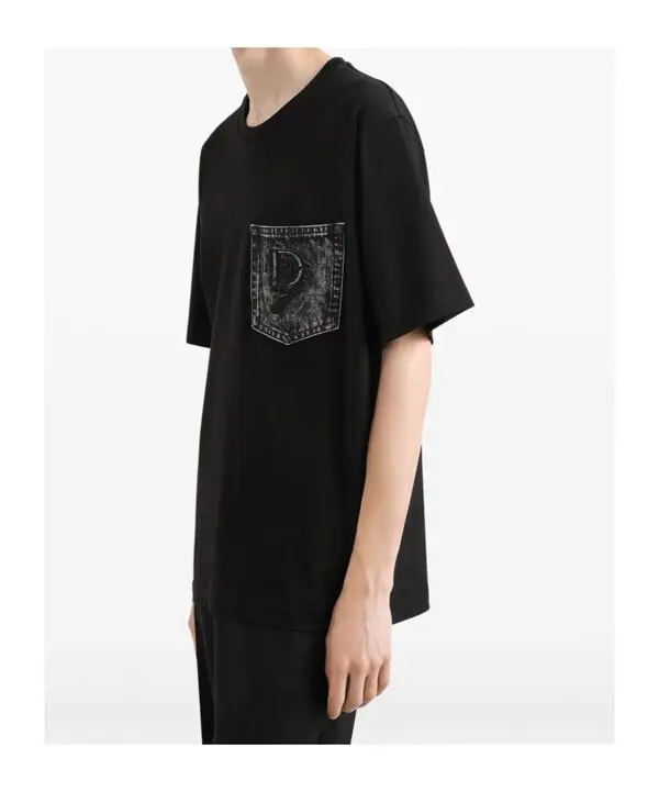 Dolce & Gabbana Dolce Gabbana Logo Detailed Jersey T-shirt