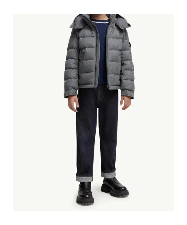 Moncler Straight Leg Jeans With Button Detail