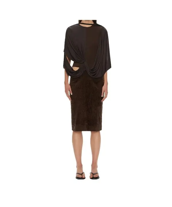 Christopher Esber Outline Collision Dress - Espresso