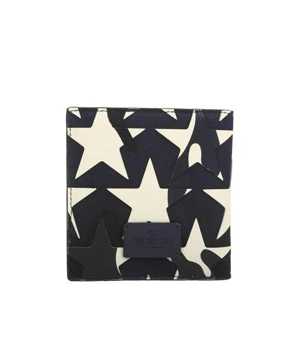 Valentino Garavani Logo Folded Wallet - Black