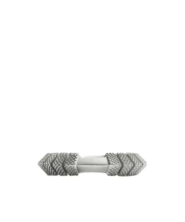 Bottega Veneta Textured Ring - Silver