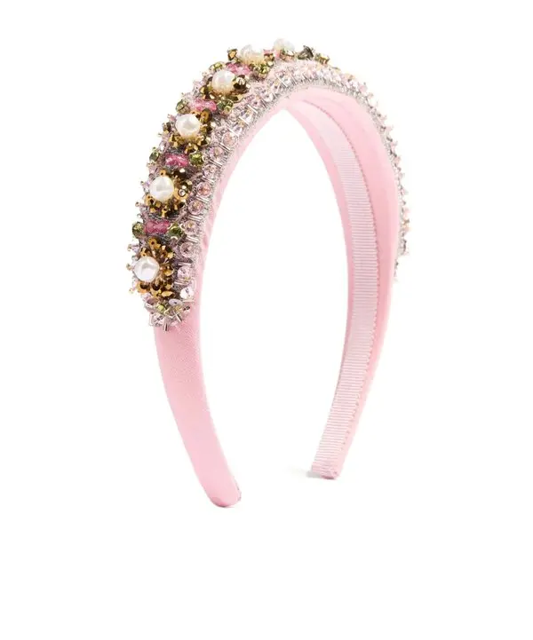 Valentino Garavani Embroidered Headband - Pink