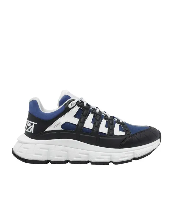 Versace Trigreca Lace-up Sneakers - Black