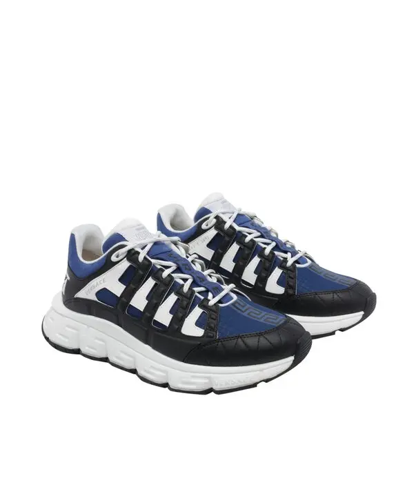 Versace Trigreca Lace-up Sneakers - Black