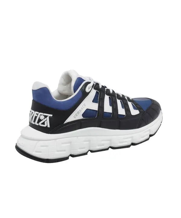 Versace Trigreca Lace-up Sneakers - Black