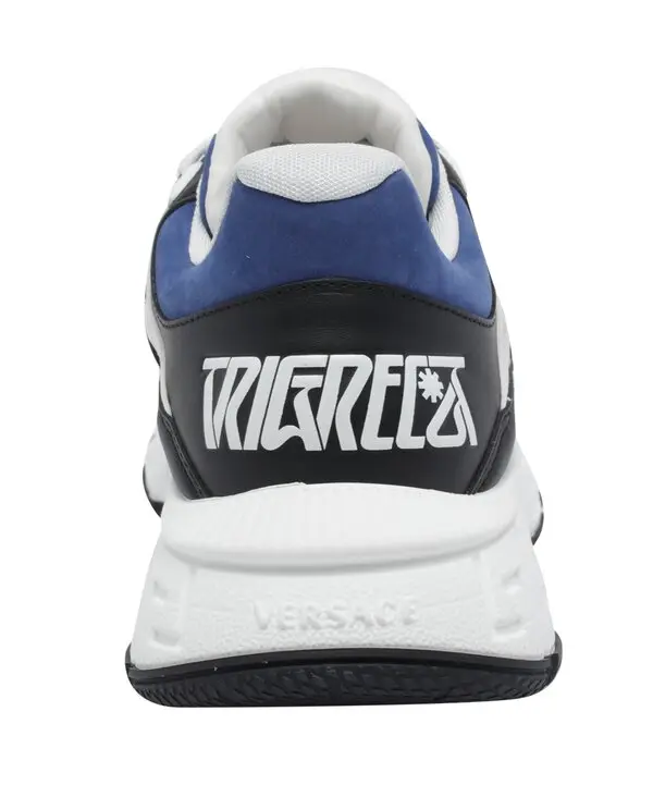 Versace Trigreca Lace-up Sneakers - Black