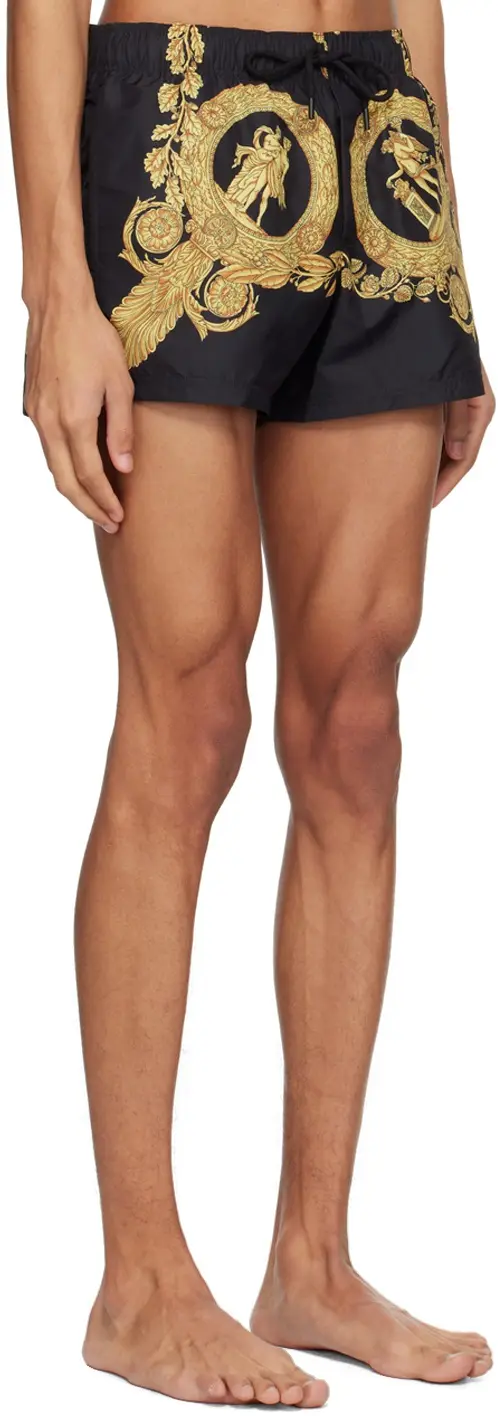 Versace Baroque Print Swim Shorts