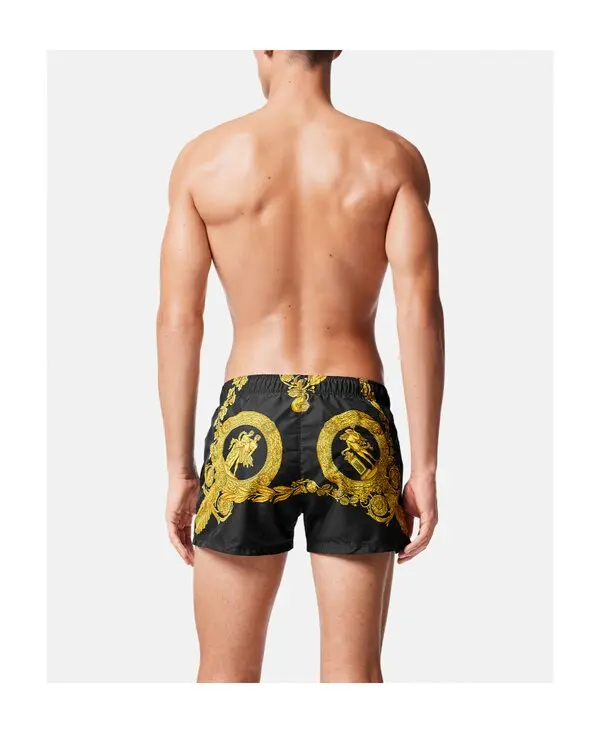 Versace Baroque Print Swim Shorts