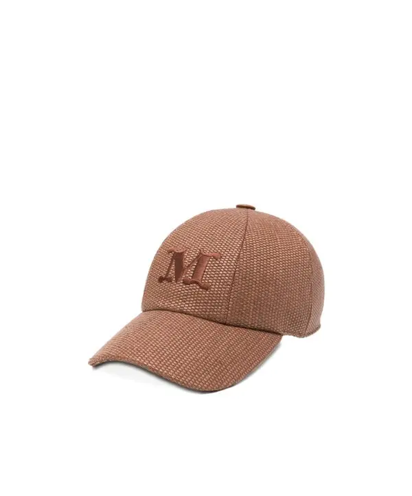Max Mara Embroidered Patterned Baseball Cap - Brown