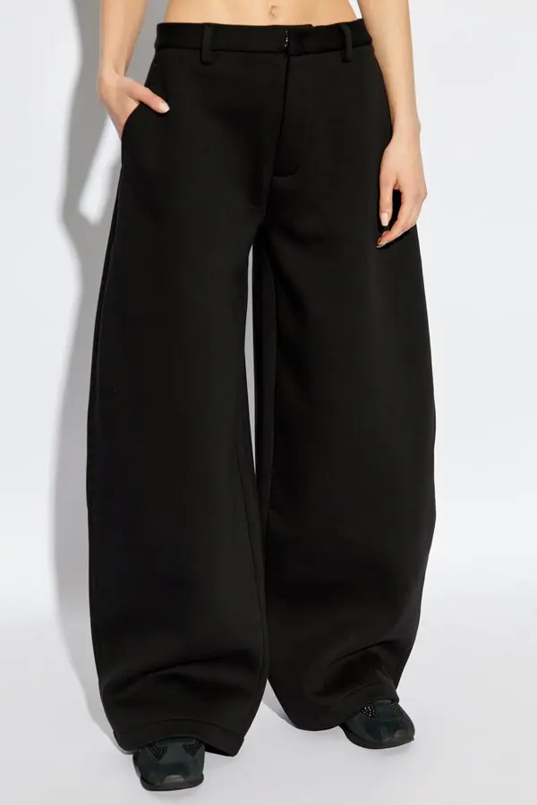 Dsquared2 Icon Logo Wide Leg Trousers - Black