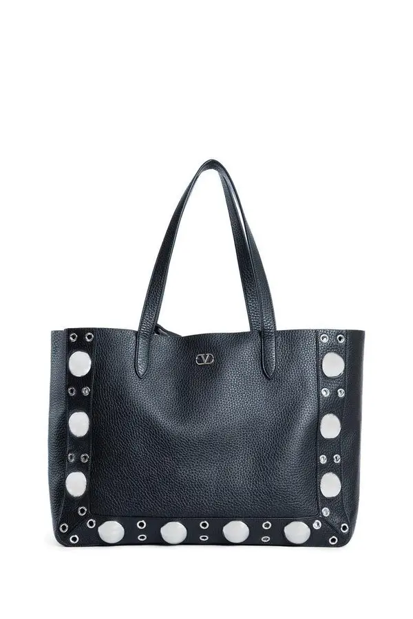 Valentino Garavani Medium Nellecôte Tote Bag - Black