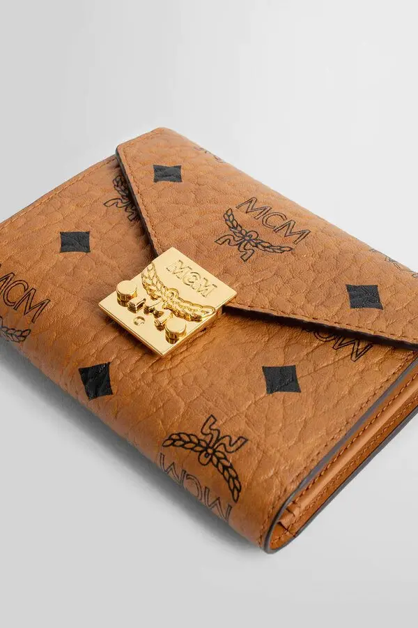 Mcm Logo Printed Wallet