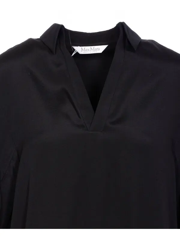 Max Mara Dover V-neck Long-sleeved Top