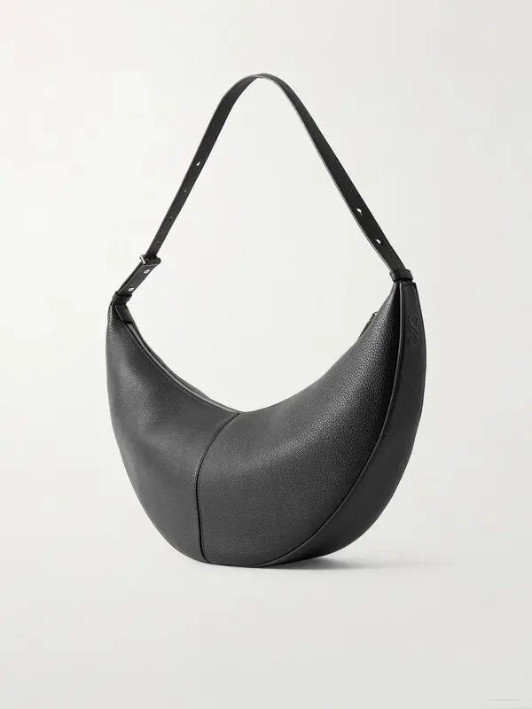 Proenza Schouler Paneled Leather Shoulder Bag - Black