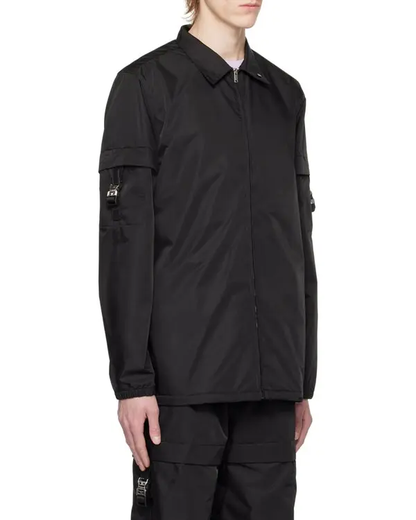Givenchy 4g Buckled Pocket Zip Up Overshirt