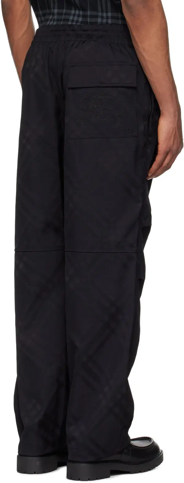 Burberry Checked Straight-leg Trousers
