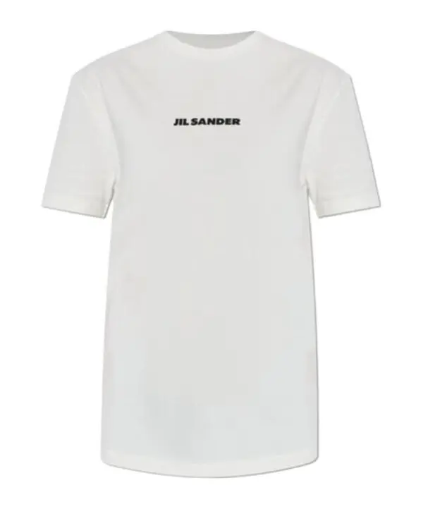 JIL SANDER Crewneck T-shirt With Logo Print - No