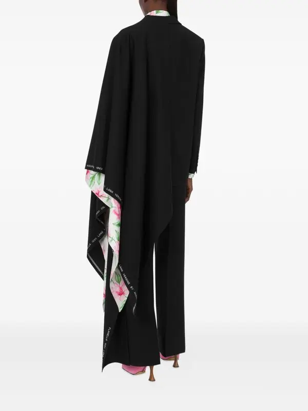 Moschino Asymmetrical Wool Coat