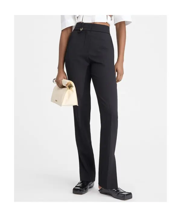 Jacquemus Le Pantalon Tibau Tailored Trousers - Black