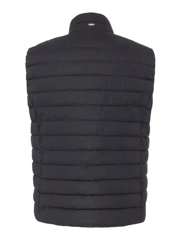 Herno Padded Quilted Vest Jacket - Black
