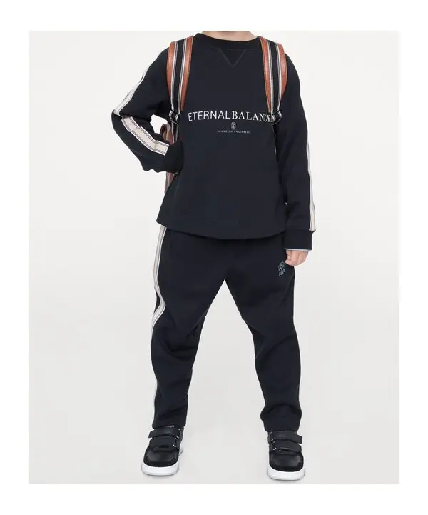 Brunello Cucinelli Grosgrain Trim Tracksuit Bottoms