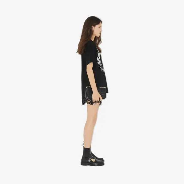 Burberry Logo Printed Crewneck T-shirt