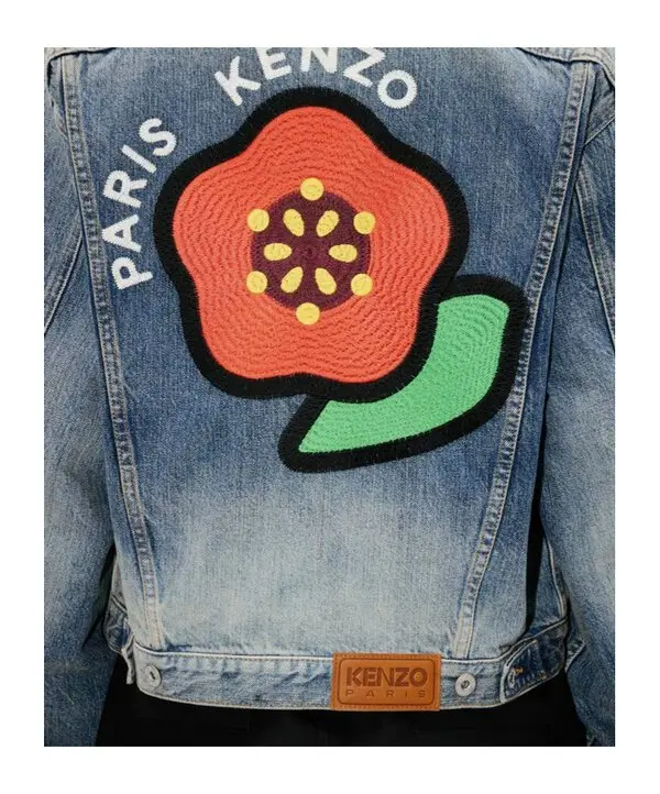 Kenzo Pop Embroidered Trucker Jacket